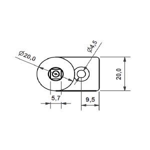 Rappels de porte tête carrée - EPCI France